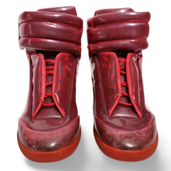 Maison Martin Margiela | Shoes | Maison Margiela Future Red High Top ...